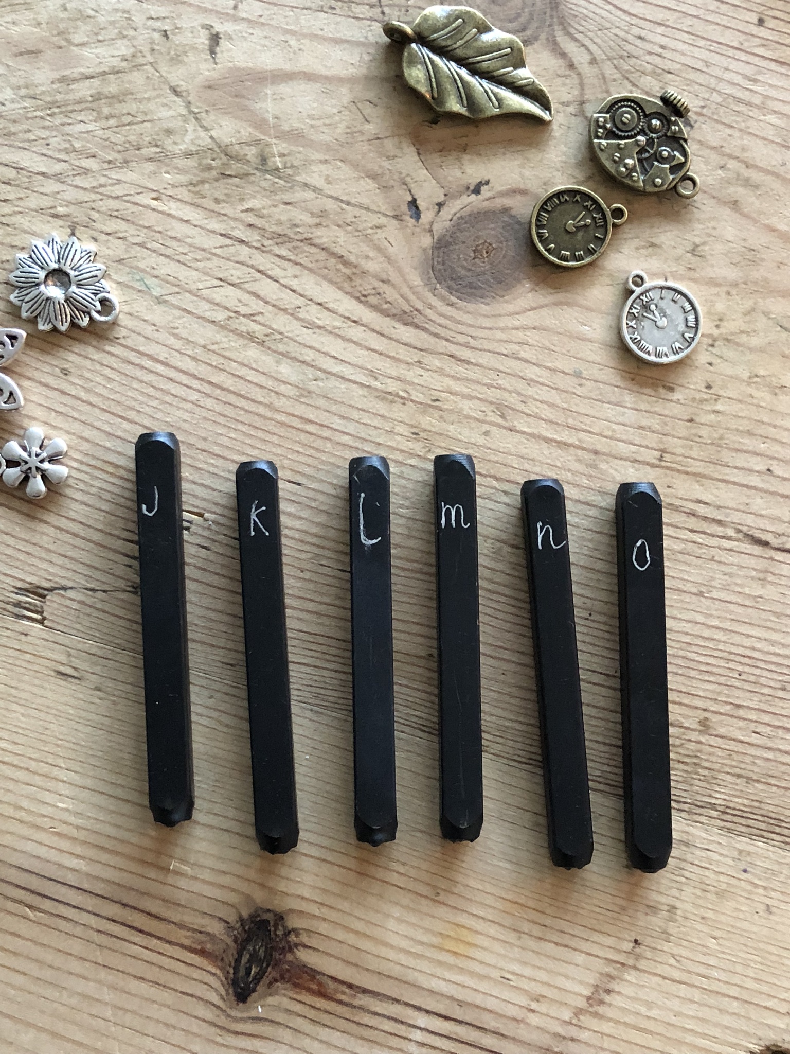 Metal Stamping - making hanging decorations, an addictive craft