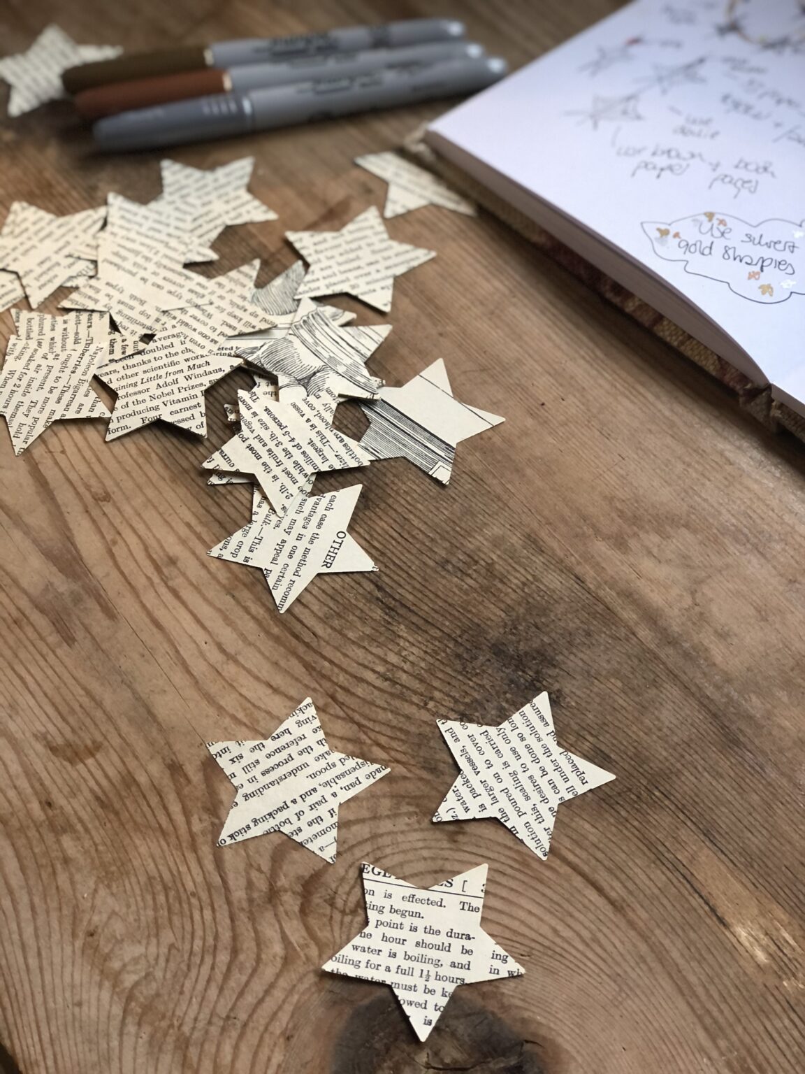 Homemade 3D Paper Star Decorations - and three more easy festive crafts